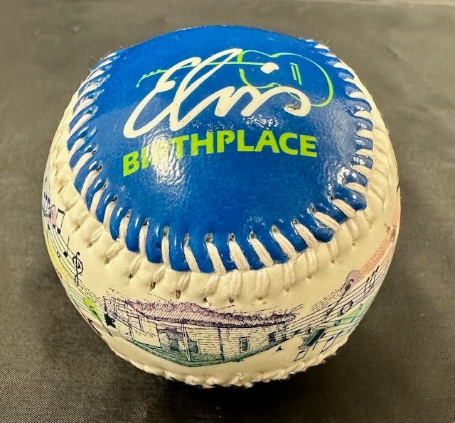Elvis Birthplace Blue Baseball | Elvis Presley Memorial Foundation